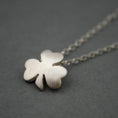 Silver Shamrock Pendant | Claddagh Design Contemporary Irish Jewelry